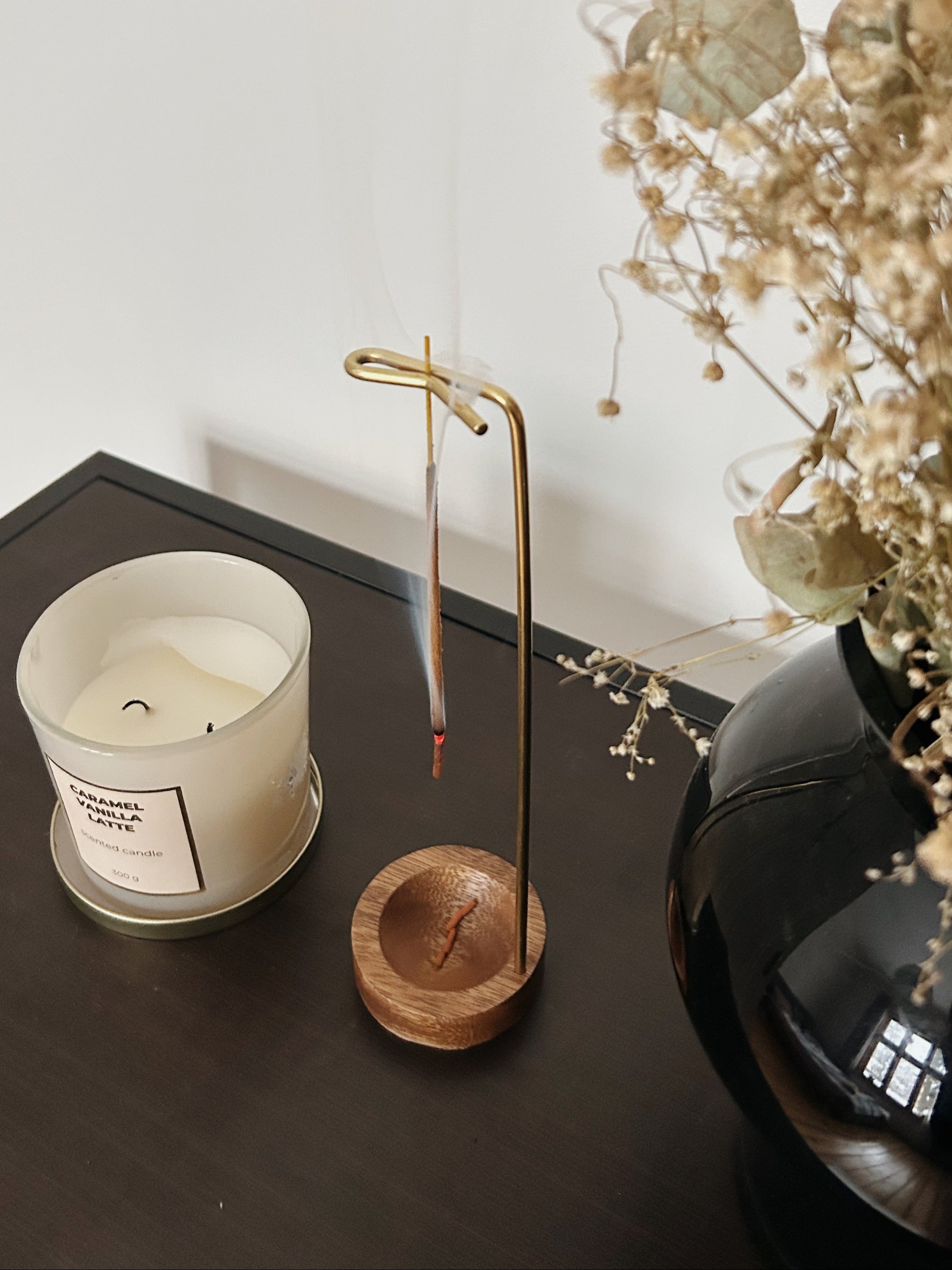 "Blossom" Wood Incense Stand – Soulscape