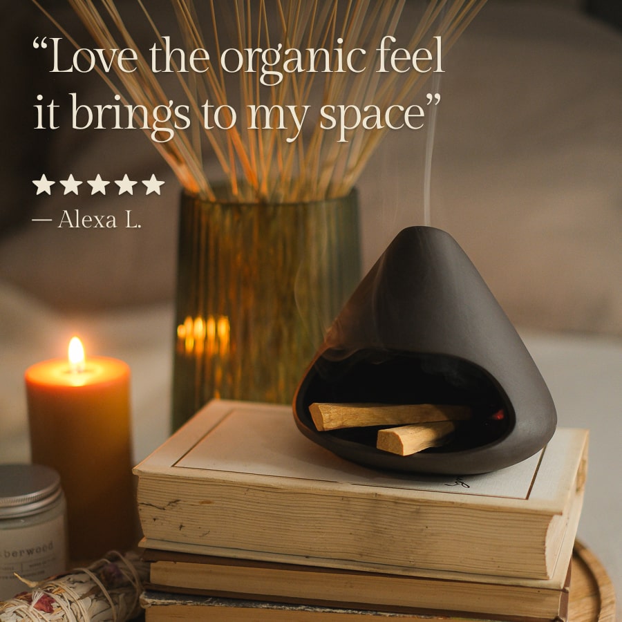 "Resèt" Ceramic Palo Santo Holder – Soulscape